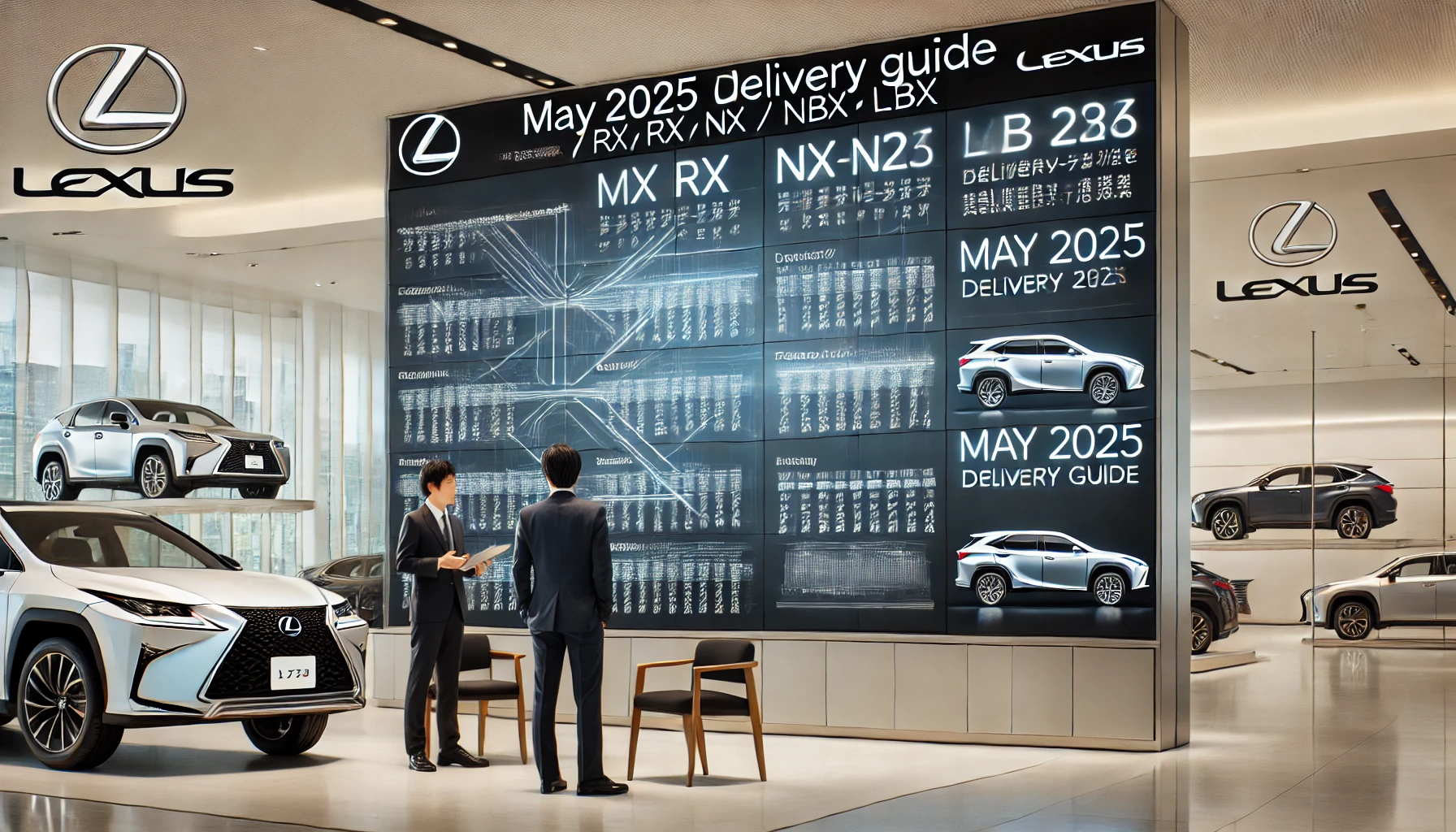 【2025年5月最新】レクサス納期完全ガイド！人気車種RX・NX・LBXの現状と早く手に入れるコツ｜ラグジュアリーオート